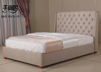 China European Upholstered Storage Platform Bed Large Space Home Furnishings for sale