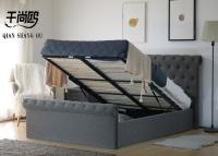 China Sleigh Home Upholstered Storage Platform Bed Multi Size Simple Assembly for sale