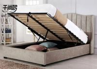 China Button Tufted Upholstered Storage Platform Bed Premium for Home Furnishings for sale