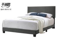China Easy Assembly Full Size Wooden Bed Frame, 140*200cm Double Size Platform Bed for sale