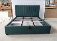 China Luxury Custom King Size Upholstered Bed With Storage for sale