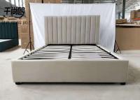 China Luxury Custom King Size Upholstered Bed With Storage for sale