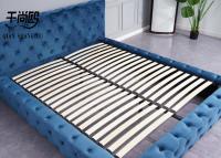 China Double Queen King Metal Bed Frame , Custom Upholstered Bed Frame for sale