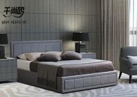 China Living Room 4ft Ottoman Bed , Grey Fabric Bed Frame for sale