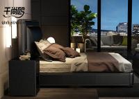 China Premium Luxury Leather Pneumatic Storage Bed Easy Clean / maintain for sale