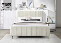 China Soft / Strong Fabric Upholstered Beds European Style Luxurious comfortable for sale
