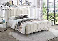 China Soft / Strong Fabric Upholstered Beds European Style Luxurious comfortable for sale