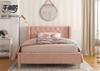 China Sturdy / Soft Tall Upholstered Bed Affordable For Apartment / Hotel for sale