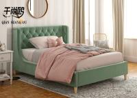 China Sturdy / Soft Tall Upholstered Bed Affordable For Apartment / Hotel for sale
