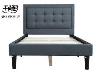 China Classic Soft Linen Upholstered Bed for hotel / apartment for sale