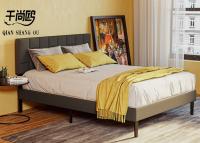 China Line Stitching Gray Linen Upholstered Bed 180*200cm Overall disassembly / assembly for sale