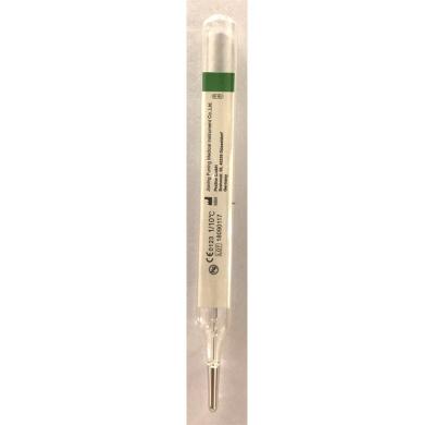 China Custom Mercury Free Glass Thermometer Oral Armpit 120mm CE ISO13485 for sale
