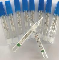 China Custom Mercury Free Glass Thermometer Oral Armpit 120mm CE ISO13485 for sale