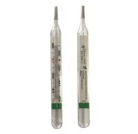 China Mercury-Free Glass Thermometer 120mm Oral Armpit Clinical 35-42C CE ISO13485 for sale