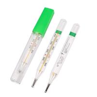 China Medical Red Liquid Glass Armpit Rectal Oral Thermometer with Customized OEM Support for sale