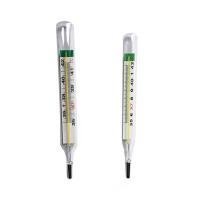 China Medical Red Liquid Glass Armpit Rectal Oral Thermometer with Customized OEM Support for sale