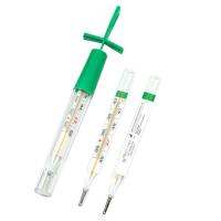 China Medical Red Liquid Glass Armpit Rectal Oral Thermometer with Customized OEM Support for sale