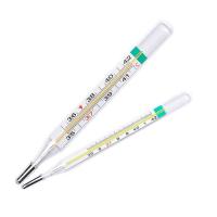 China Medical Red Liquid Glass Armpit Rectal Oral Thermometer with Customized OEM Support for sale