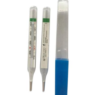 China FN-W Medical Glass Oral Thermometer Mercury Free 35C to 42C CE ISO13485 for sale