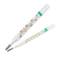 China Mercury Free Clinical Glass Thermometer 35C to 42C CE ISO13485 for Oral Rectal Axillary for sale