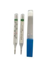 China CE Approved Mercury Free Glass Clinical Thermometer 35C to 42C for Baby and Adult for sale