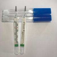 China Mercury-Free Clinical Glass Thermometer Gallium Alloy 35-42C CE ISO13485 for sale