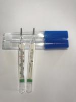 China Mercury-Free Glass Thermometer 35C-42C CE ISO13485 Customizable for Baby Adult for sale