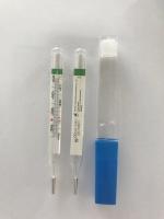 China Mercury-Free Glass Thermometer 35C-42C CE ISO13485 Customizable for Baby Adult for sale