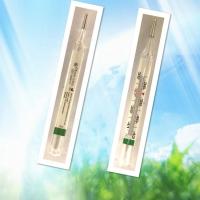 China Mercury Free Gallium Glass Thermometer 35C to 42C Memory Function Clinical Thermometer for sale