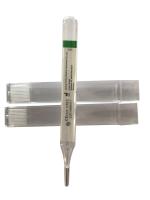 China Mercury Free Glass Thermometer 35C to 42C Hospital Grade Clinical Fever Temperature for sale