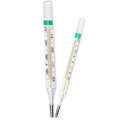 China Mercury Free Glass Thermometer 35C to 42C CE ISO13485 Certified Clinical Thermometer for sale