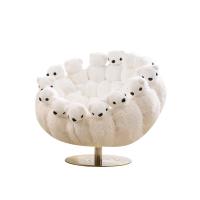 China Creative Designer Single Leisure Chair Personality Art Doll Animal Doll Fabric Lazy Sofa Chair for sale