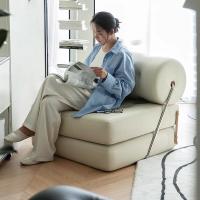 China Small Apartment Single Sofa Folding Bed Tofu Block Leisure Lazy Sofa Chair OEM Design for sale