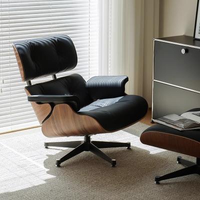 China Eames Eames Recliner Emperor Chair Living Room Single Seat Leather Lounge Chair for sale