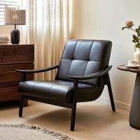 China Nordic Vintage Modern Armchair Single Sofa Lazy Designer Solid Wood Tiger Chair for sale
