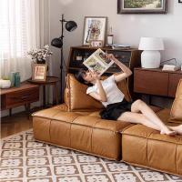 China Custom Sizes Small Leather Recliner Sofa Chair Living Room Modern Leather Sofa for sale
