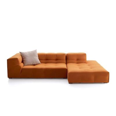 China L Shaped Living Room Fabric Sofa Small Apartment Modern Modular Sofa Nordic Style for sale