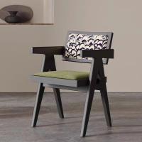 China OEM Design Solid Wood Modern Dining Chair Home Dining Room Chair Light Luxury for sale