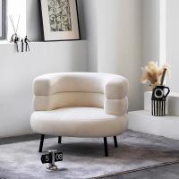 China Lazy Study Reading Single Chair Fabric Casual Chinese Style High Legged Single Sofa for sale