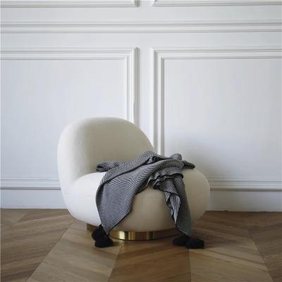 China Single Person Rotating Small Cloud Sofa Light Luxury Individual Sofa Chair OEM Size for sale