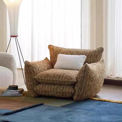 China Italian Minimalist Modern Single Lounge Chair Luxury Lazy One Person Couch Chair for sale