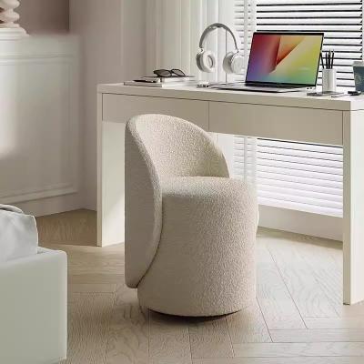 China Light Luxury Minimalist Backrest Dressing Table Stool Home Makeup Chair OEM Logo for sale