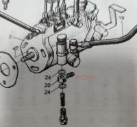 China 490B-25401-4 Into The Tubing Connector Oil Injection Pump Inlet Joint for sale