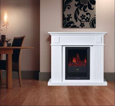 China electric fires stoves log EF342B  burning flame fireplace heater firebox with mantel for living room for sale