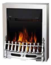 China burning electric flame effect fires fireplace stove Heater NDY-19CL chimenea Silver Insert for sale
