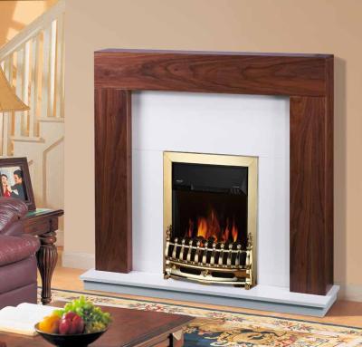 China burning electric flame effect fires fireplace stove Heater NDY-19CR chimenea RC Insert for sale