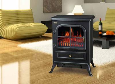 China log burning electric flame effect fires fireplace stove ND-18D1P chimenea electrica CHEAP for sale