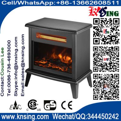 China Freestanding Fireplace Flame  log Stoves superior infrared quartz tube www.knsing-com.ecer.com for sale