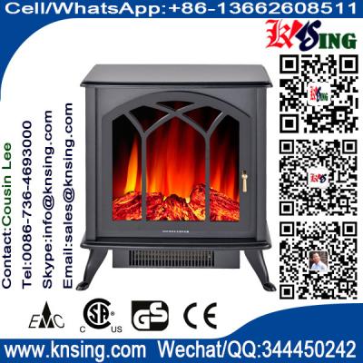 China best sell Freestanding Electric Fireplace heater EF-22A chimenea electrica log flame Stoves china supplier room heater for sale