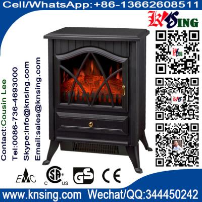 China electric FIREPLACE heater antique stove log burning flame ND-18D2P chimenea Sentik Milton Estufa best price room heater for sale